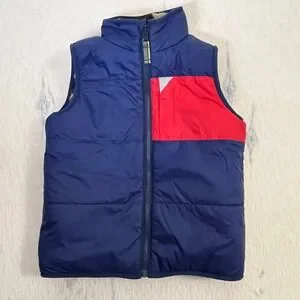 Boden | Jackets & Coats | Boden Reversible Puffer Vest Sherpa Camo Navy ...